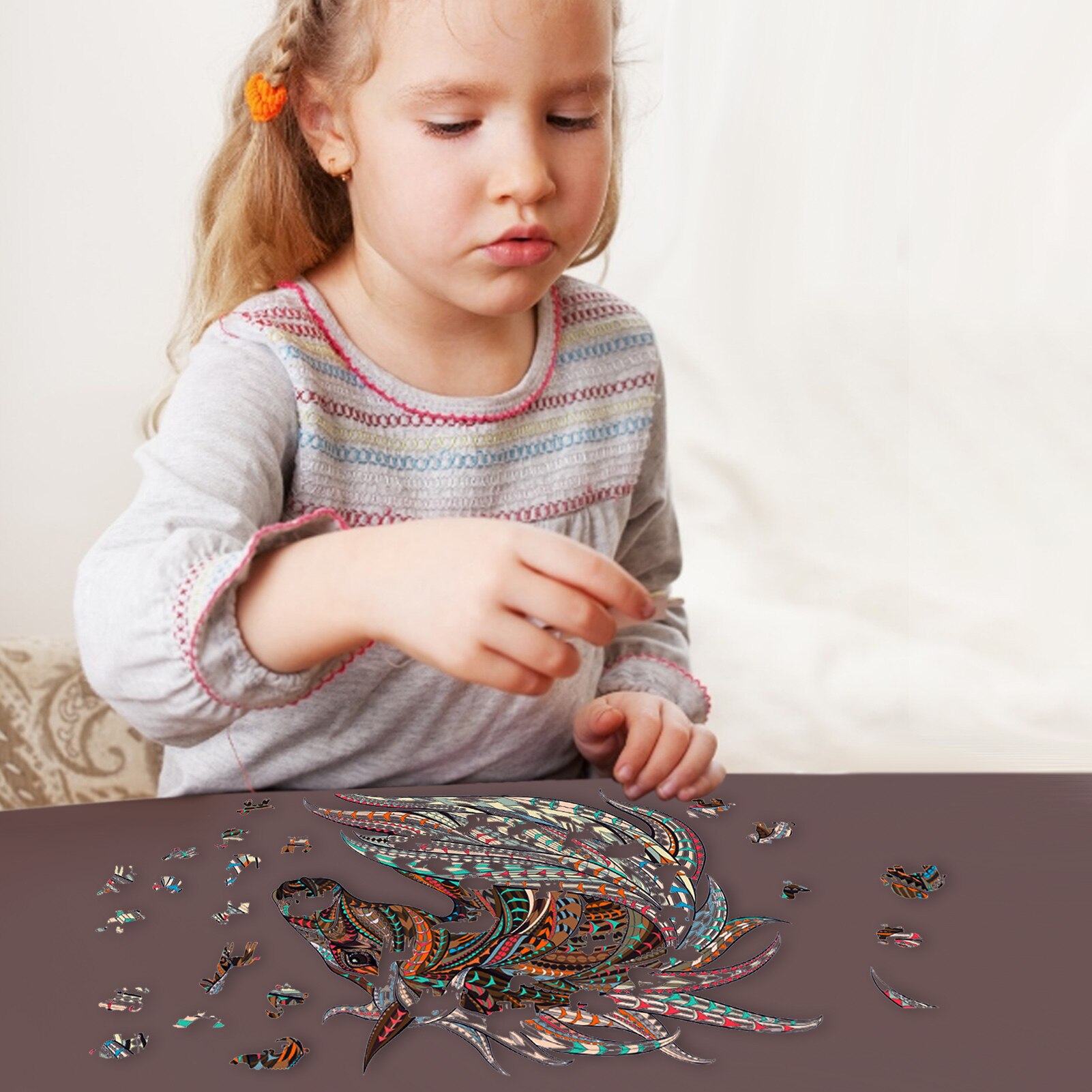 Horse Jigsaw Puzzles Colorful Unique Animal Shape ... – Grandado