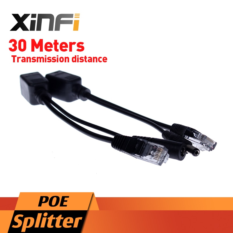 Xinfi 1 par poe splitter separator sender+poe modt... – Grandado