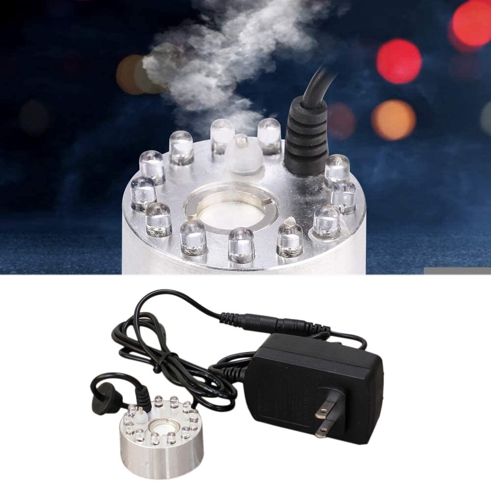 Mist Maker 12 LED Mister Fogger Water Fountain Pon... – Grandado