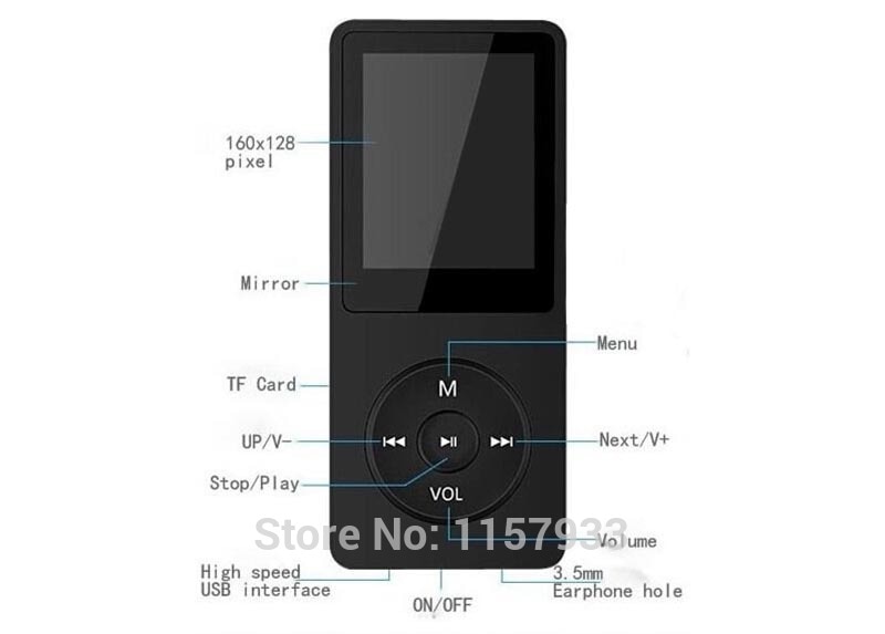 Reproductor Mp4 Con Pantalla TFT De 1 8 8GB 80 Horas De reproductor-mp4-con-pantalla-tft-de-1-8-8gb-80-horas-de