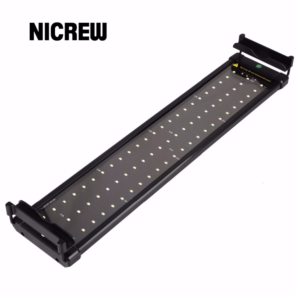 Nicrew 30-82cm 100-240V Aquarium LED Lighting Fish... – Grandado