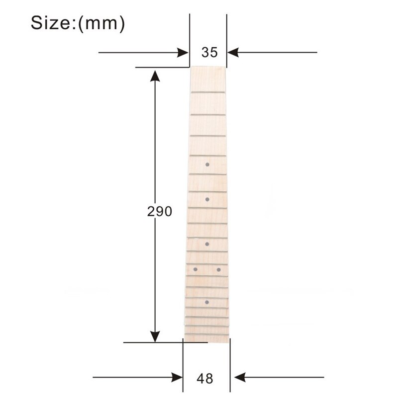 Maple Fretboard Rosewood Ukulele Fingerboard for 2... – Grandado