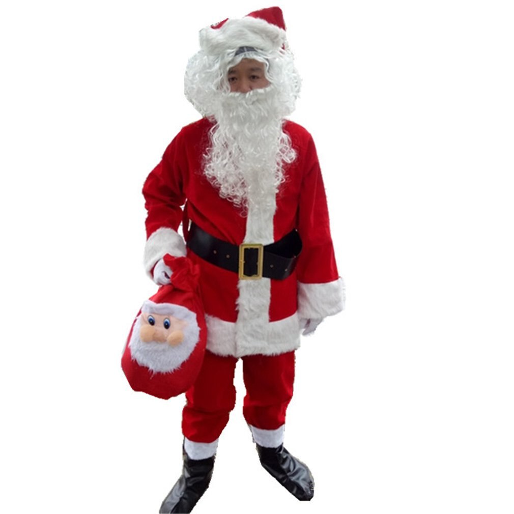 Wicked Costumes Super Deluxe 8pcs Santa Outfit Mal... – Grandado