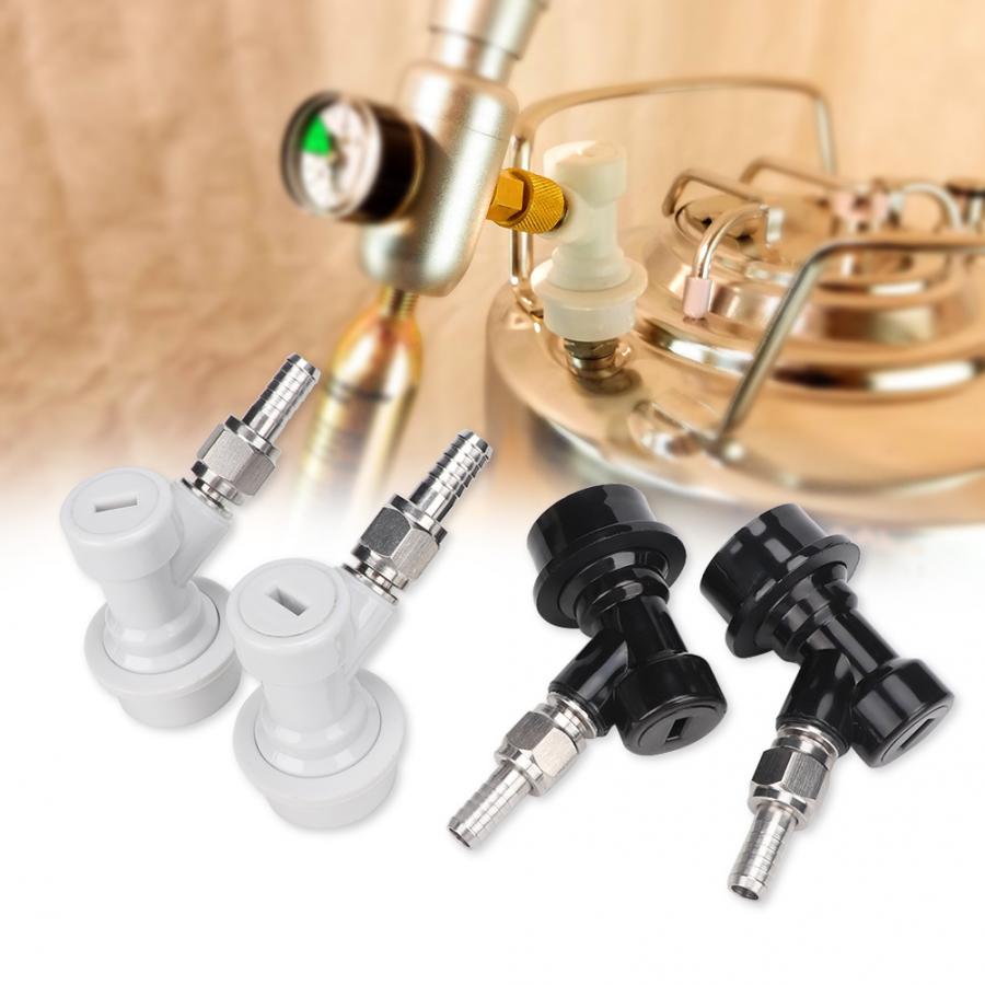 4 PCS Threaded Ball Lock Keg Fittings Plastic Conn... – Grandado