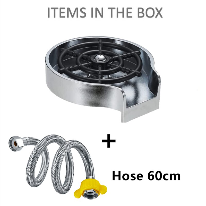 Long Jue Rinser Automatic Glass Cup Washer High Pr... – Grandado