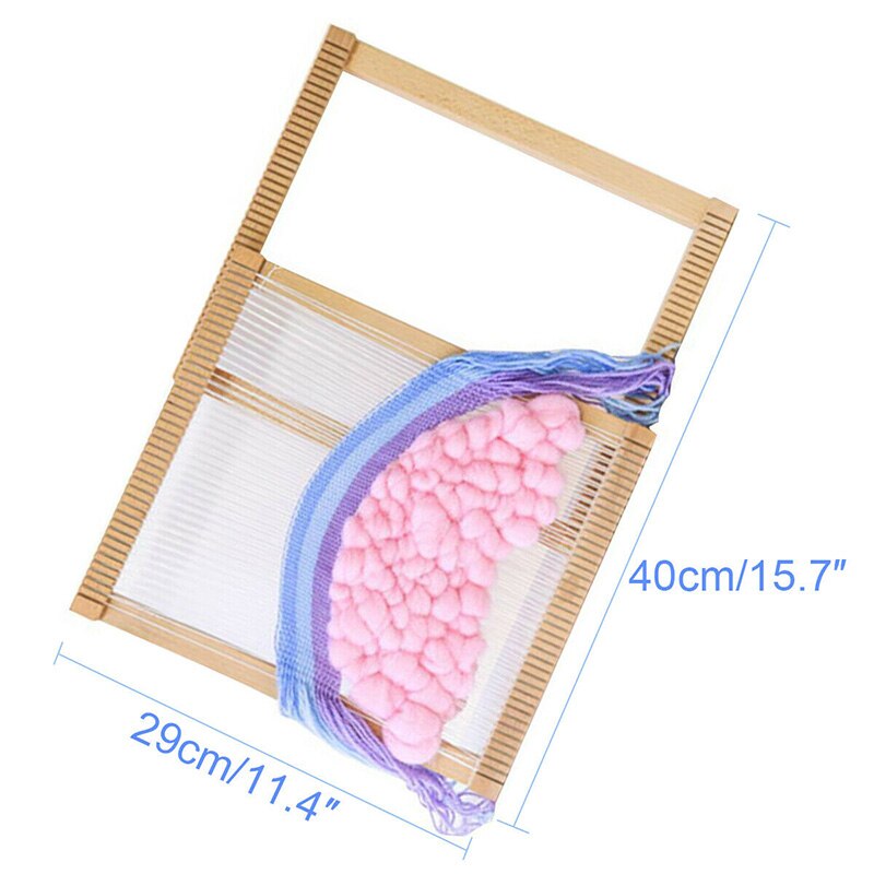 Wooden Loom Kit Looms Wooden Tapestry Hand-Knitted... – Grandado