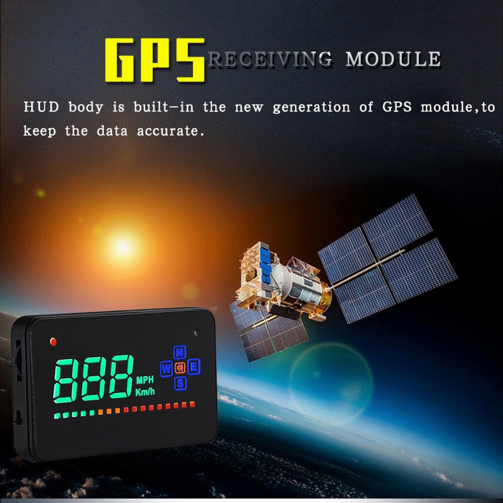 3.5 inch Car Head Up Display Car Hud Digital GPS S... – Grandado