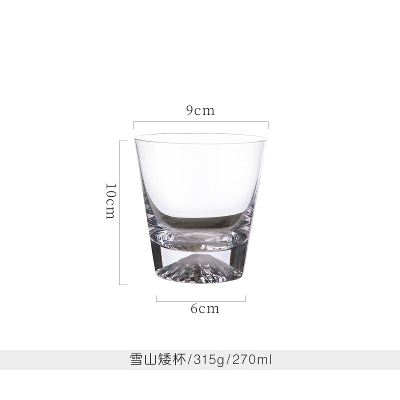 Japanese Mount Fuji Glass Cup Water Cup Tea Cup Be... – Grandado