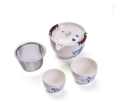 Teapot Ceramic Filter Teapot Travel Tea Set Portab... – Grandado