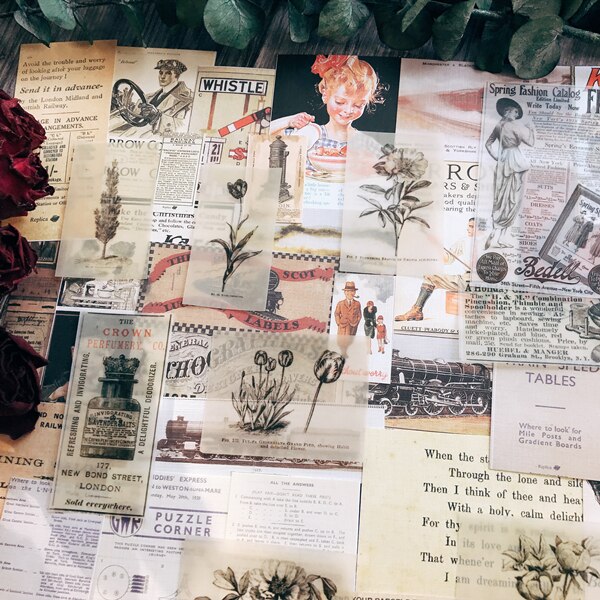 54Pcs/pack Vintage Old Posters A Vellum Paper Pack... – Grandado