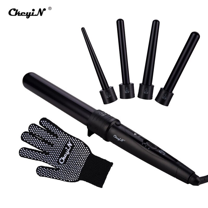5 en 1 cheveux friser baguette céramique électriqu... – Grandado