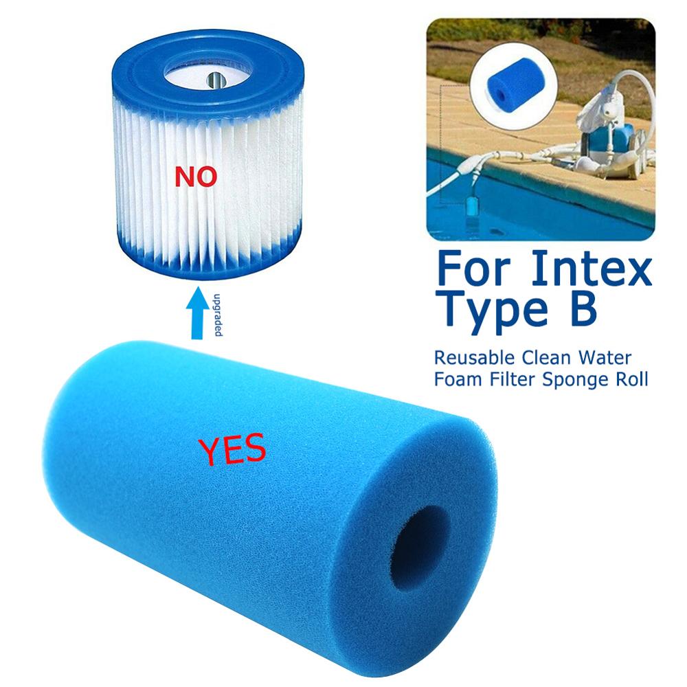 Pool skum filter svamp för intex typ b pool filter... – Vicedeal