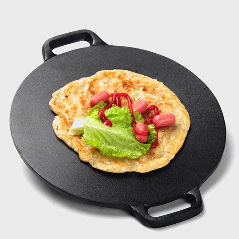 28cm/32cm Cast Iron Pancake Crepe Pan Griddles Non... – Grandado