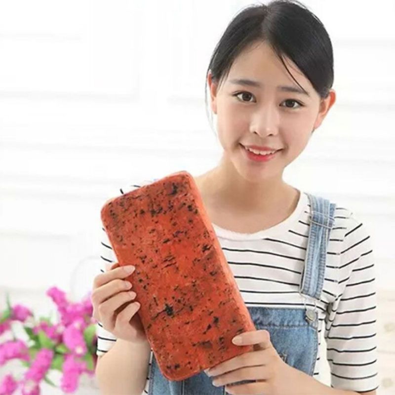 realistic brick brick nap pillow plush toy prank j... – Grandado