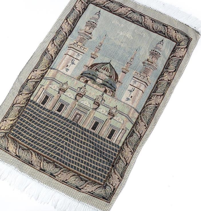 110*70CM Thin Prayer Rug Mat Muslim Islamic Musall... – Grandado