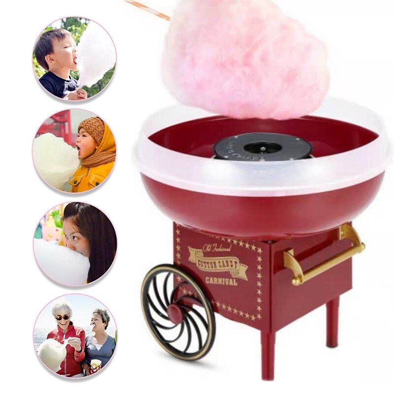 Retro Trolley Cotton Candy Machine Mini Candy Flos... – Vicedeal