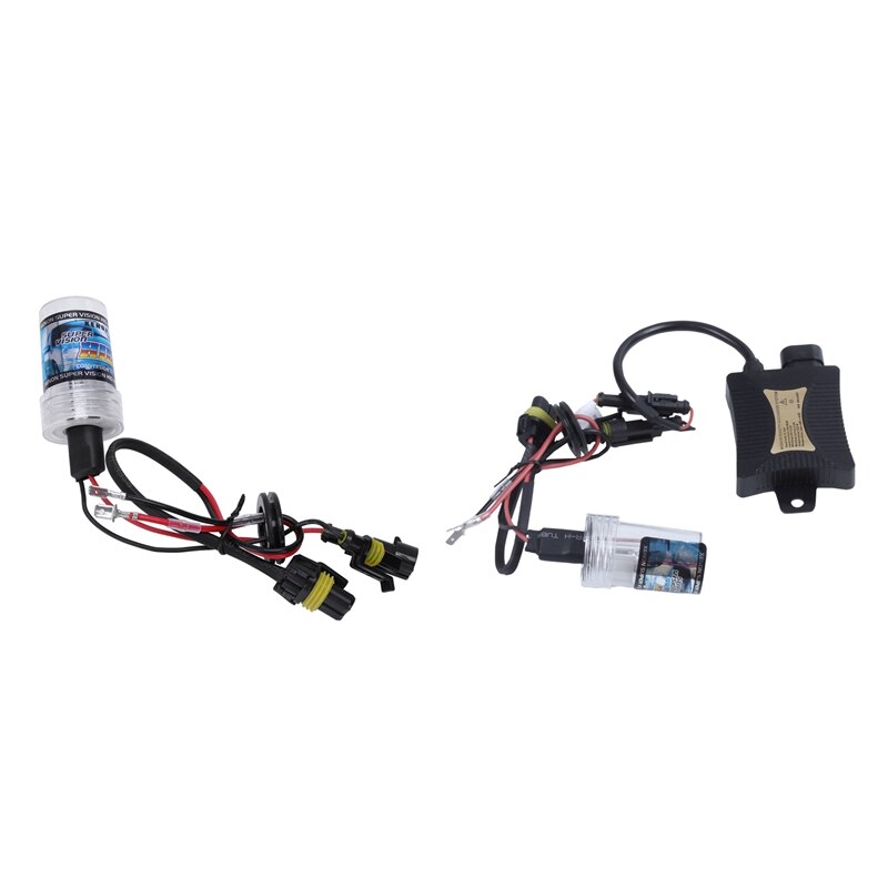 2 par super 55w slim xenon hid kit h1/h7 8000k – Vicedeal