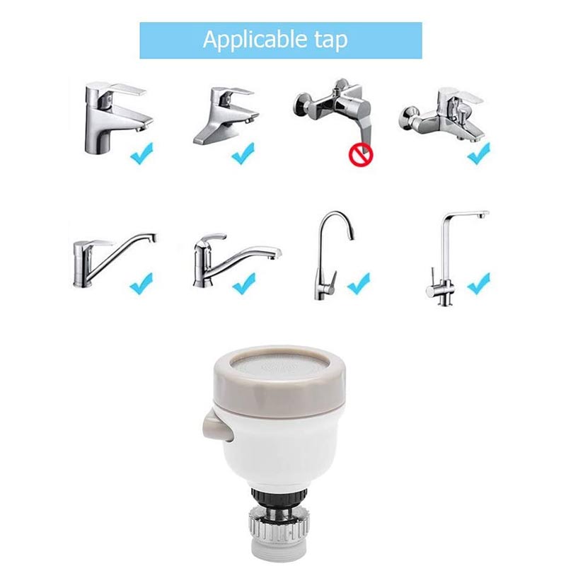 Tre-stegs justerbar kran vattenfilter kök kran fil... – Grandado