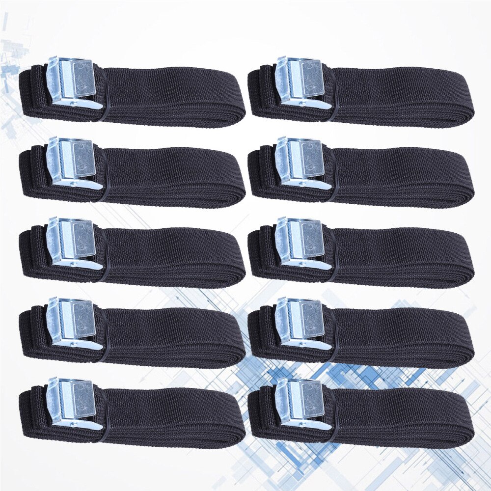 10 Pcs Lashing Straps with Steel Buckle Thick Nylo... – Grandado