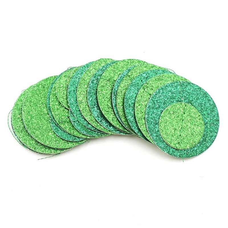 Green Paper Disc Leaf Garland Happy St. Patrick's ... – Grandado