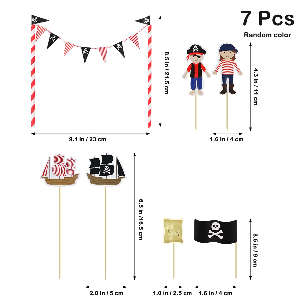 1 Set Paper Cartoon Good Cake Banner Cake Topper f... – Vicedeal