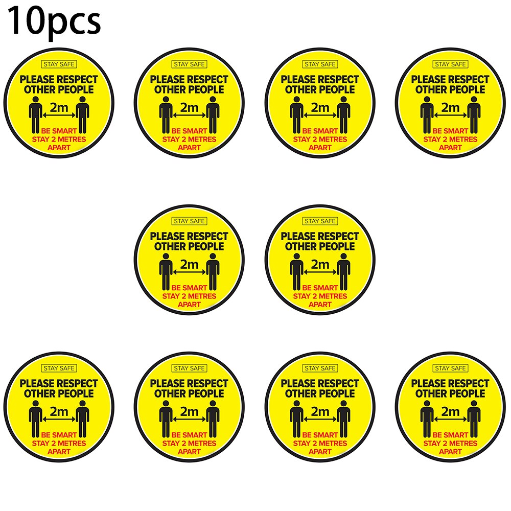 5/10/20Pcs Ground Sign Isolated Label Keep Wait He... – Grandado