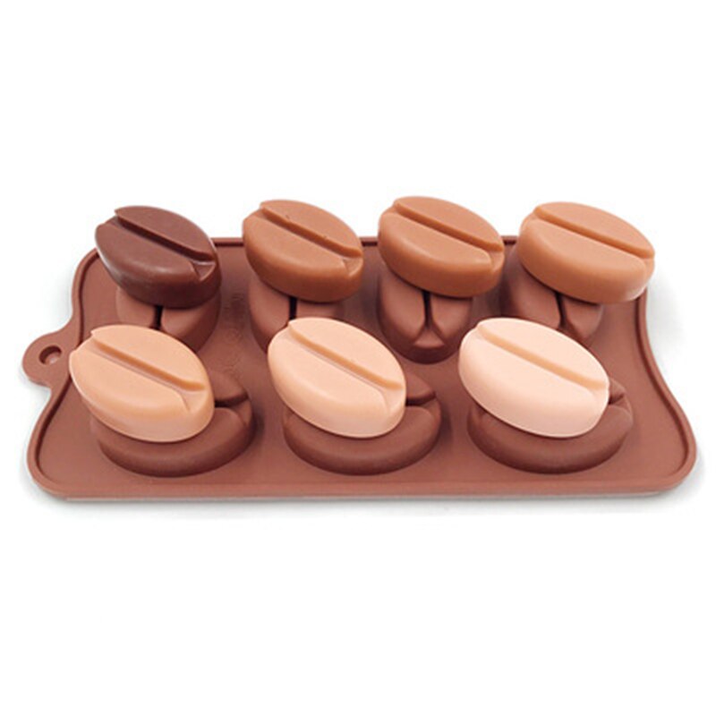 Silikon Molde Kaffee Bean Form Form 100% Neue Kind... – Vicedeal