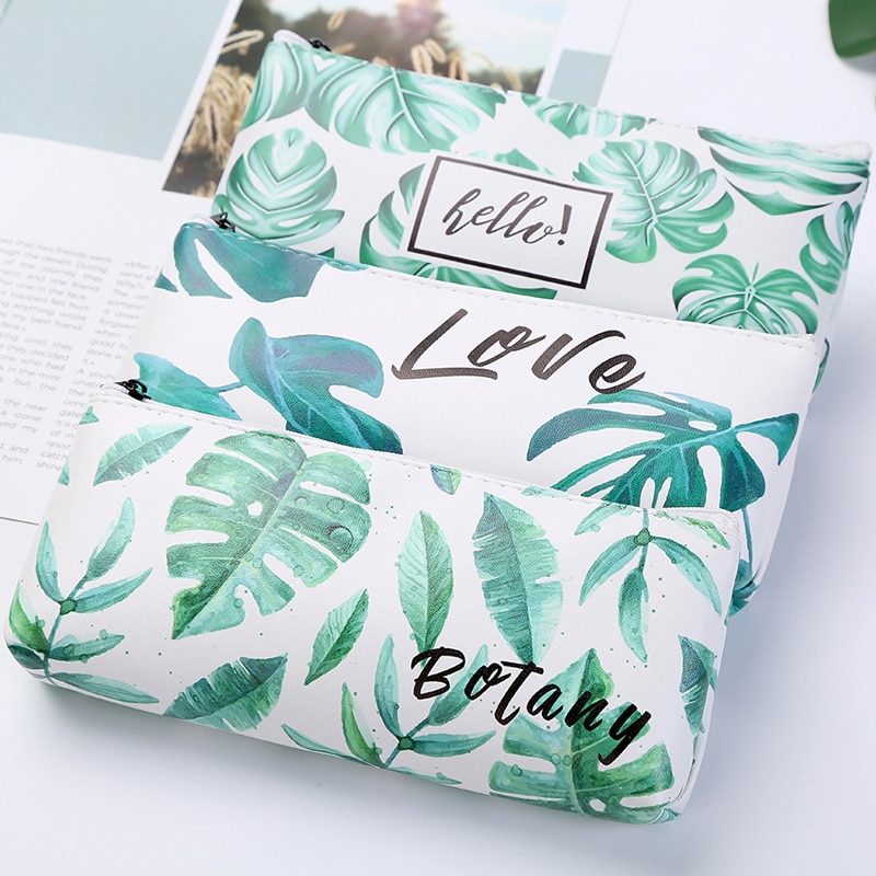 Small Green Turtle Leaf Pencil Case Student Pencil... – Vicedeal