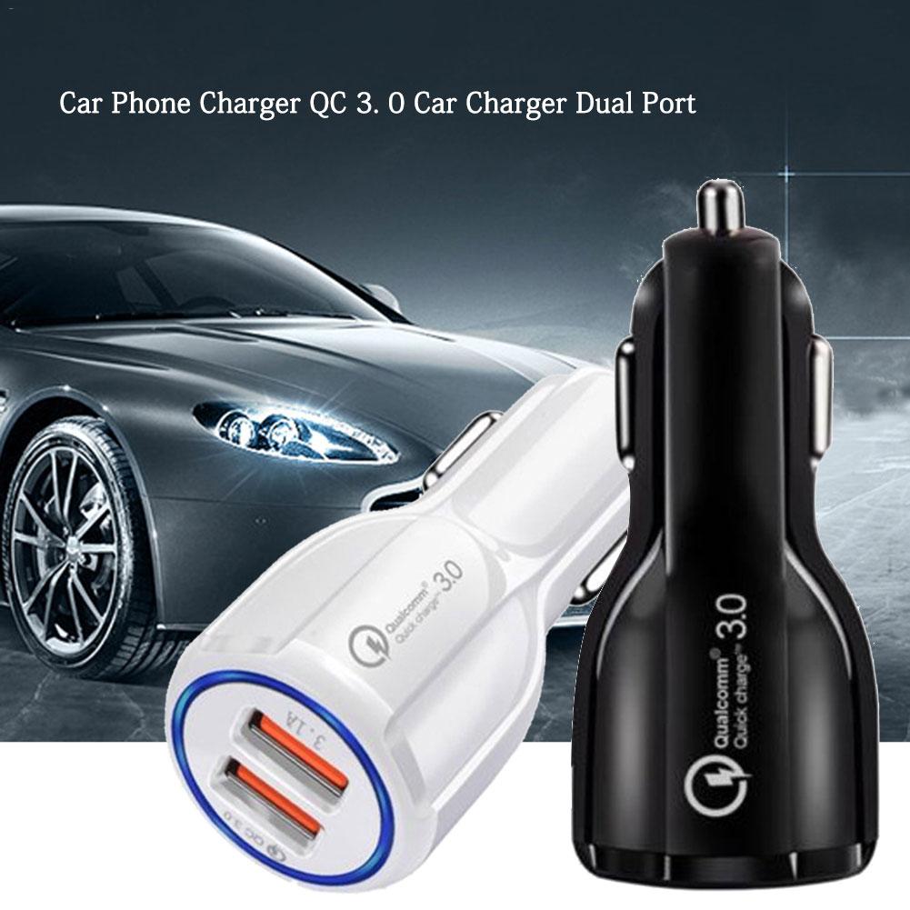 Car Phone Charger QC 3. 0 Car Charger Dual Port Ov... – Grandado