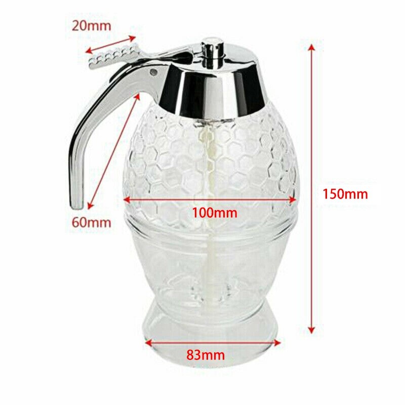 2 Pack 200Ml Honey Dispenser Honey Jam Storage Con... – Grandado