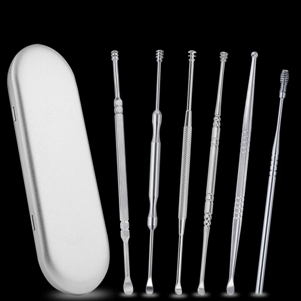 6 Pcs Portable Stainless Steel Ear Cleaning Tool S... – Grandado