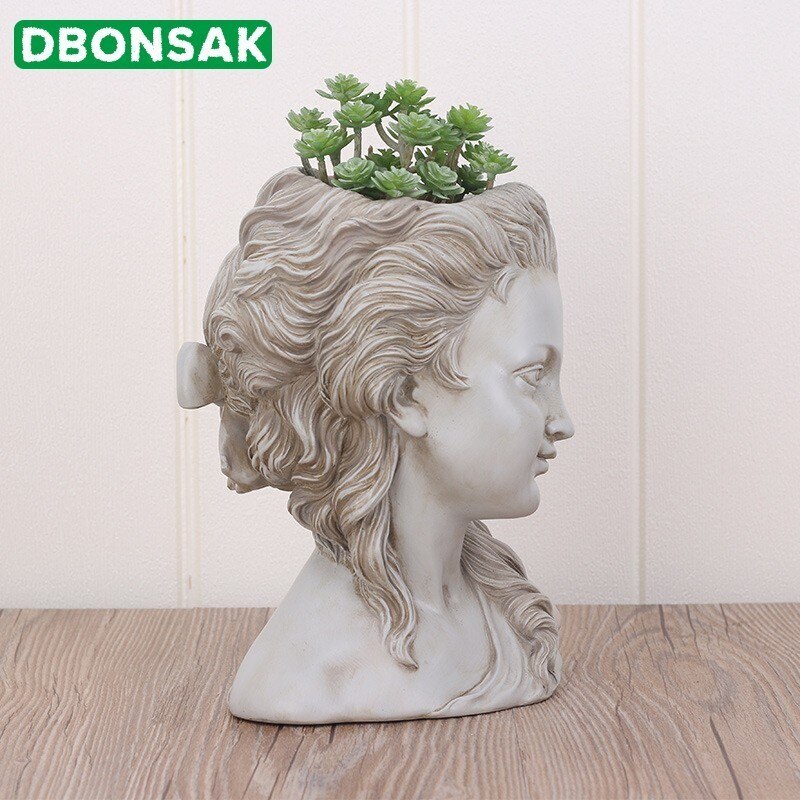 1 Piece Succulent Plant Flower Pot The Head Of Gre... – Grandado