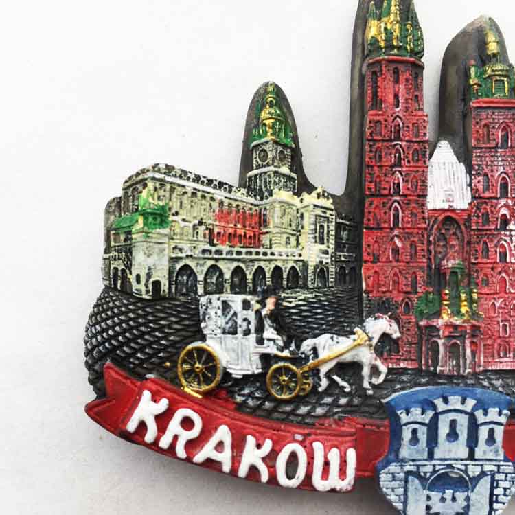 Lychee Life Poland Krakow Maria Church Fridge Magn... – Grandado