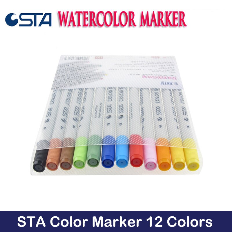 STA 3100 Dual Tip Markers Pennen Set Levendige, ve... – Vicedeal