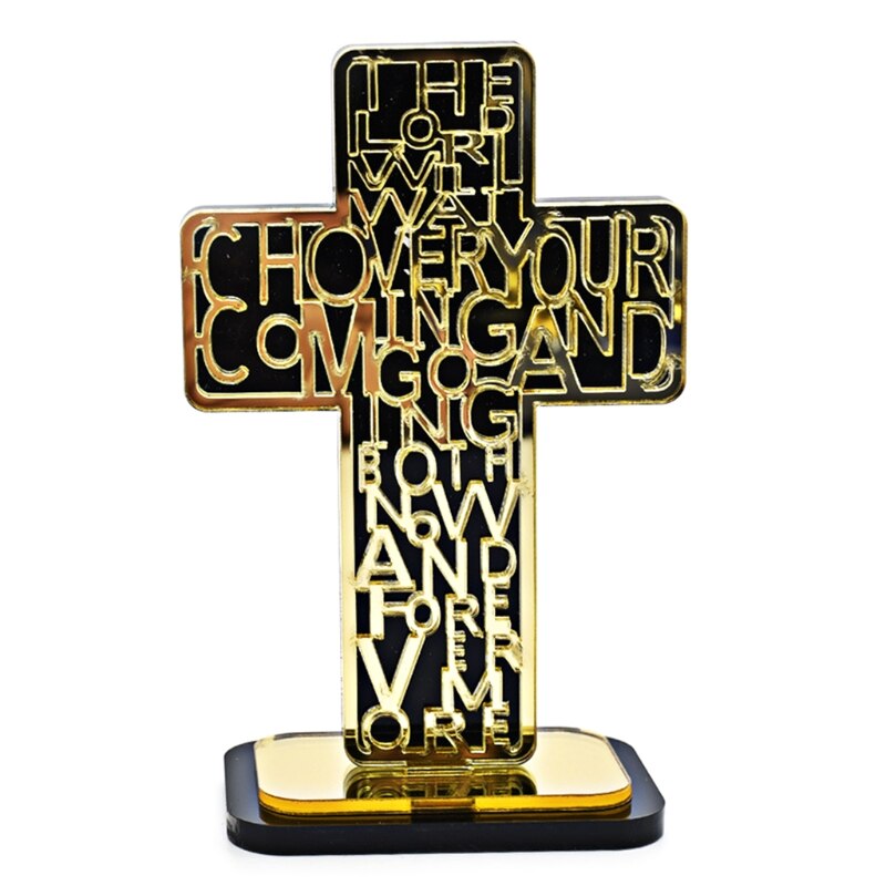 Acrylic Religious Scripture Cross Christ Catholic ... – Grandado