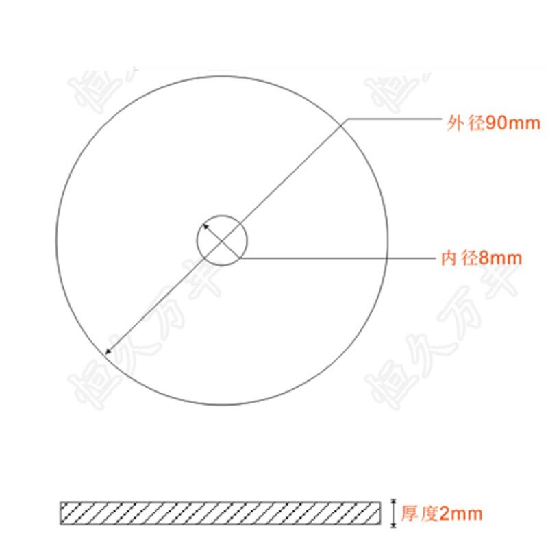 Stainless steel decorative plate Diameter:90mm inn... – Grandado