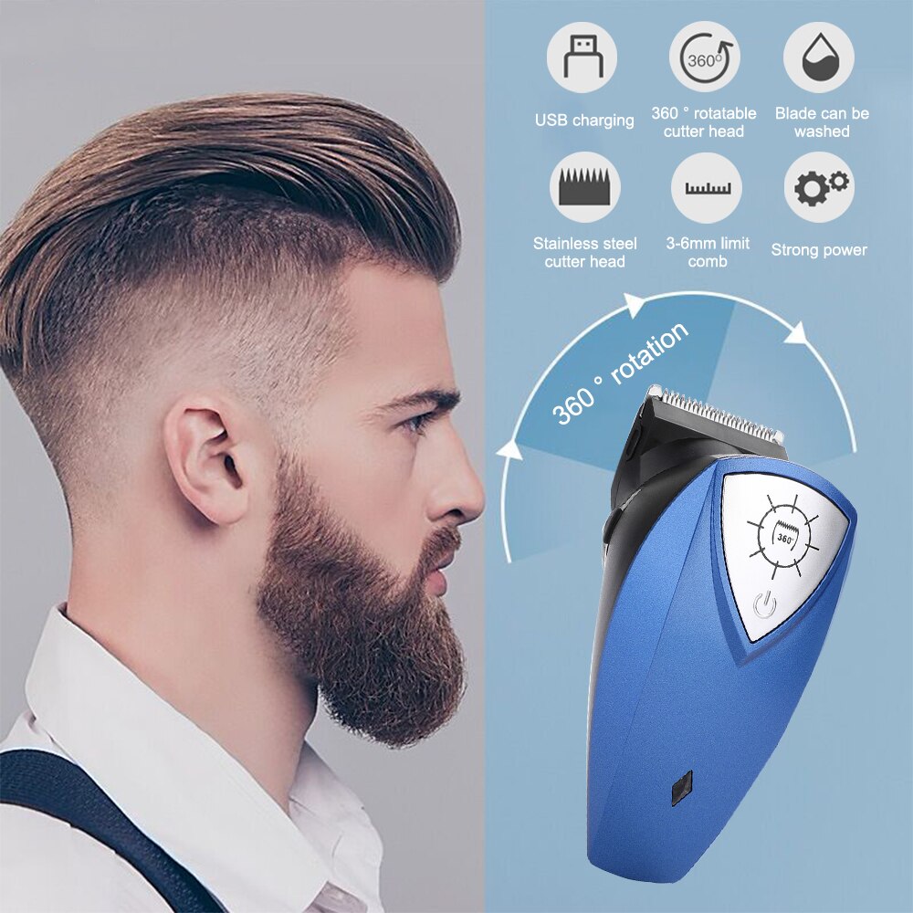 Rotatable Hair Clipper Strong Power Tool Haircutte... – Grandado