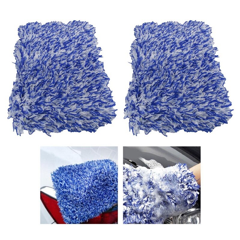 Car Care Glove Plush Soft Microfibre Wash Mitt Mic... – Vicedeal