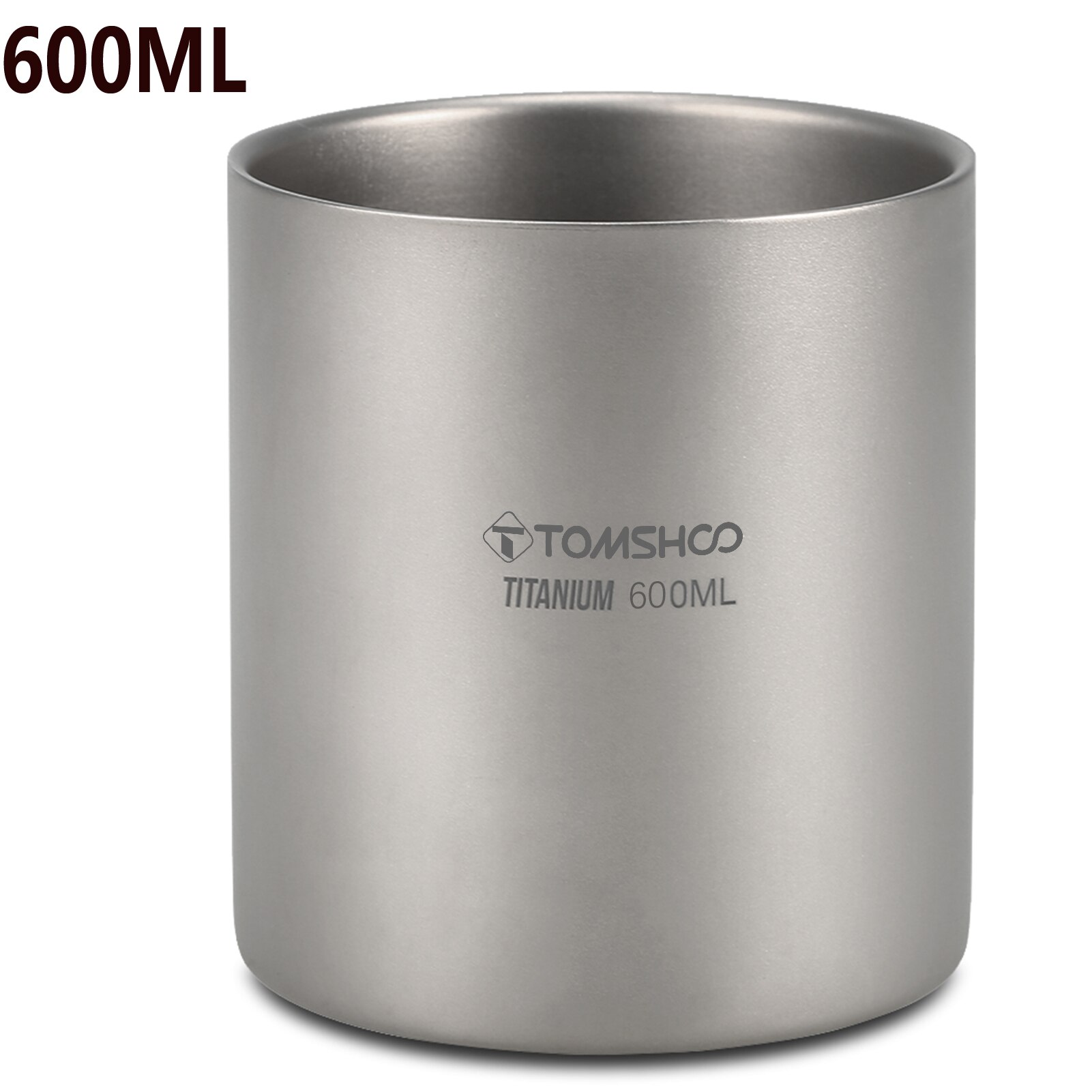 TOMSHOO Double Wall Titanium Water Cup Coffee Tea ... – Grandado