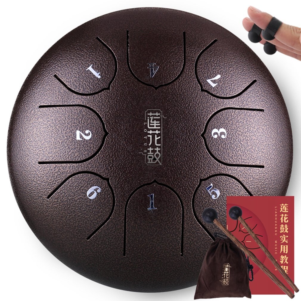 Empty Spirit Drum 6 Inch 8 Tone Steel Tongue Drum ... – Vicedeal