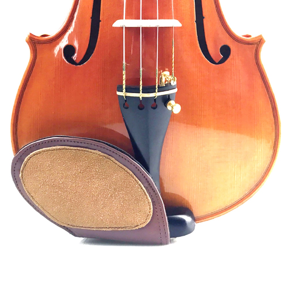 Violin Shoulder Rest 1/4 4/4 1/8 Beautiful Leather... – Grandado