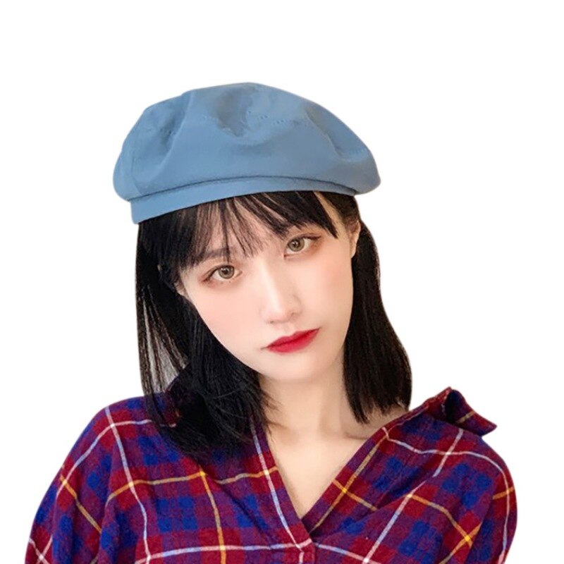 Thin Breathable Octagonal Hat British Vintage Pain... – Vicedeal