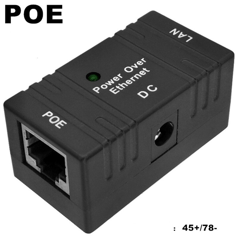 10/100 mbps rj45 poe injektor power splitter væg ... – Grandado