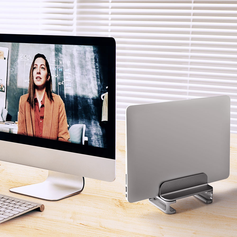 Vertical Cooling Laptop Stand Aluminum Single/Doub... – Vicedeal