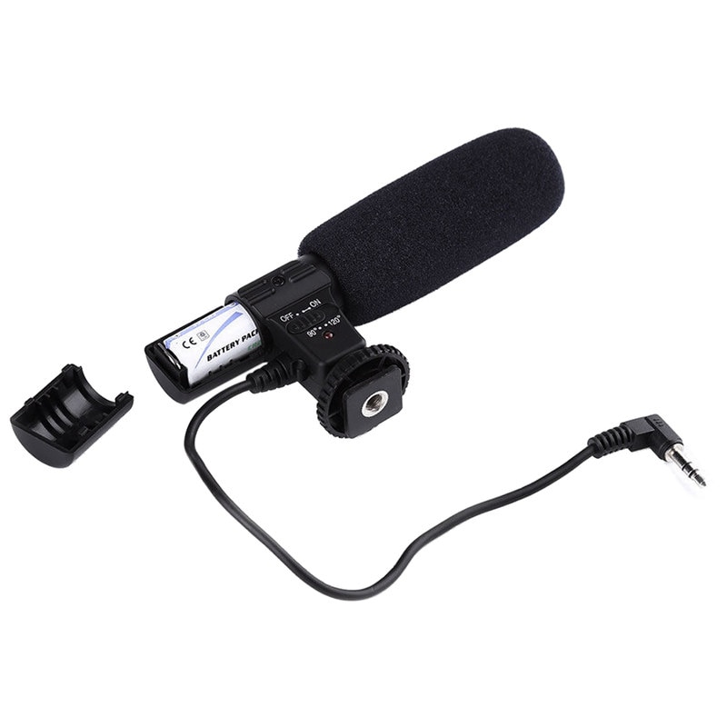 3.5mm External Stereo Microphone Mic For Canon Nik... – Vicedeal