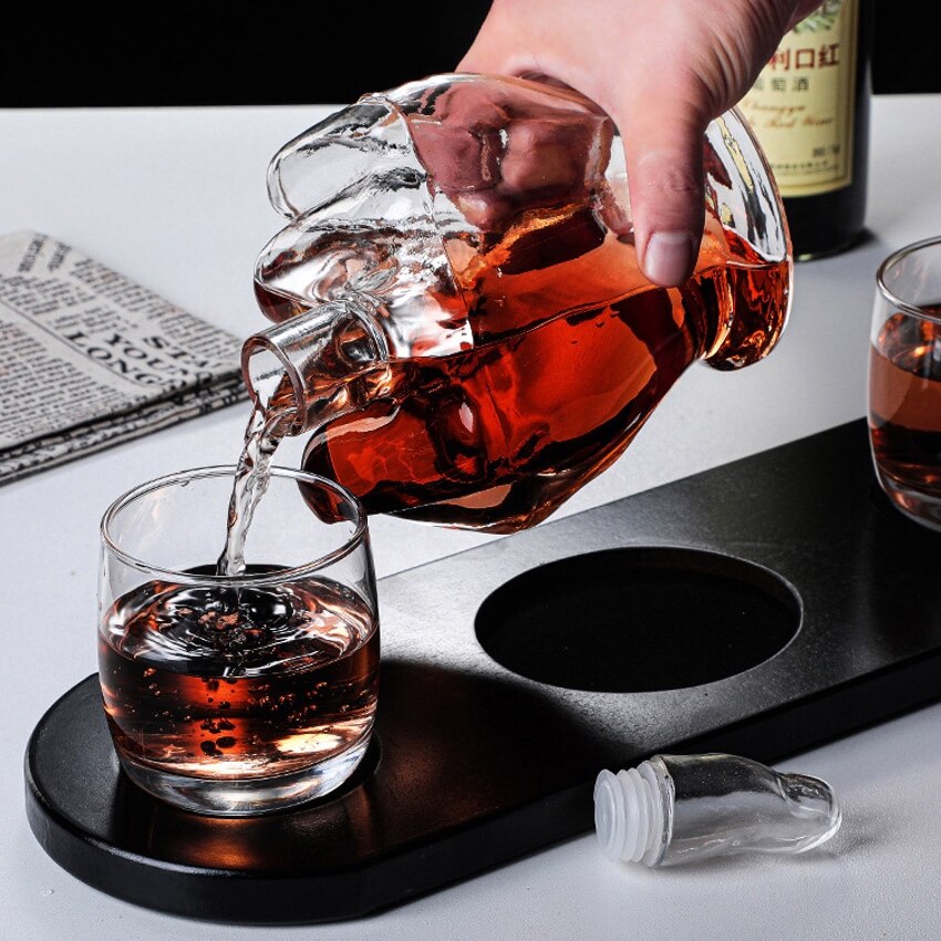 Finger Glass Whisky Vodka Wine Crystal Bottle Spir... – Vicedeal