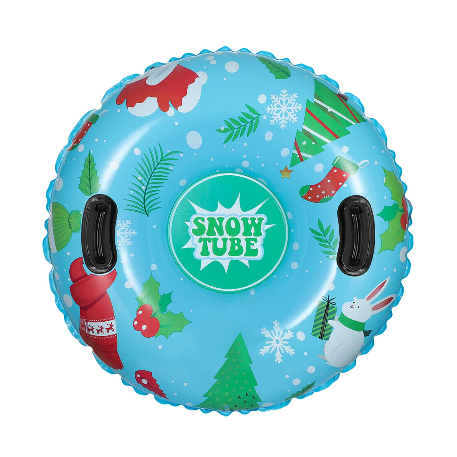 Skiing Snow Tube Sleigh Tubing Winter Heavy Snow T... – Grandado