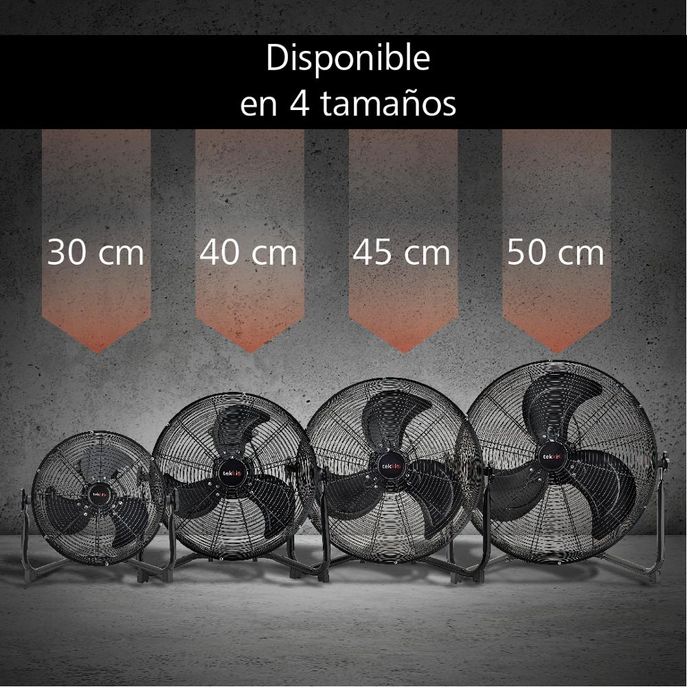 Tekkio T1009 - Ventilador de suelo. Varios tamaños... – Grandado