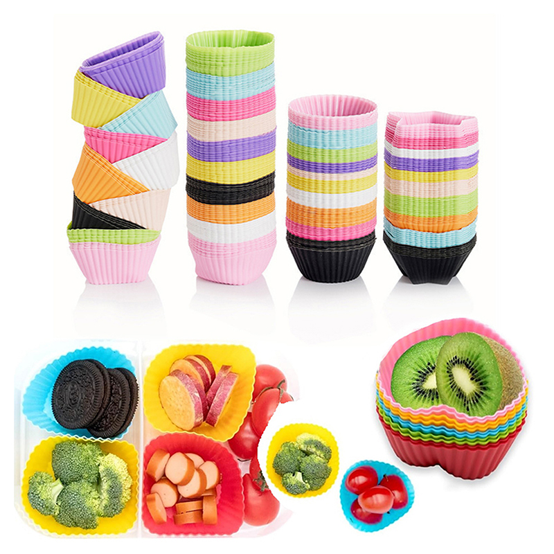 4 Pcs Silicone Lunch Box Dividers, Bento Bundle Di... – Vicedeal