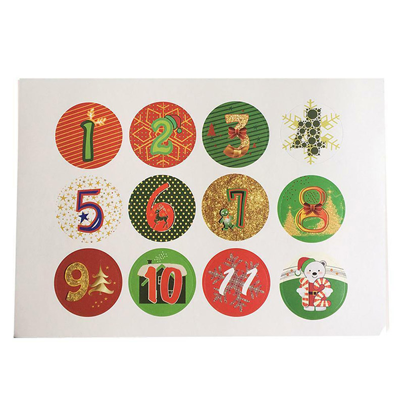 10 Sheets/Set Christmas Stickers Calendar stickers... – Grandado